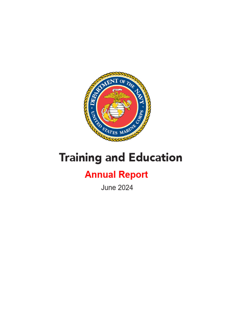 Training and Education-Annual Report-June 2024 | PDF