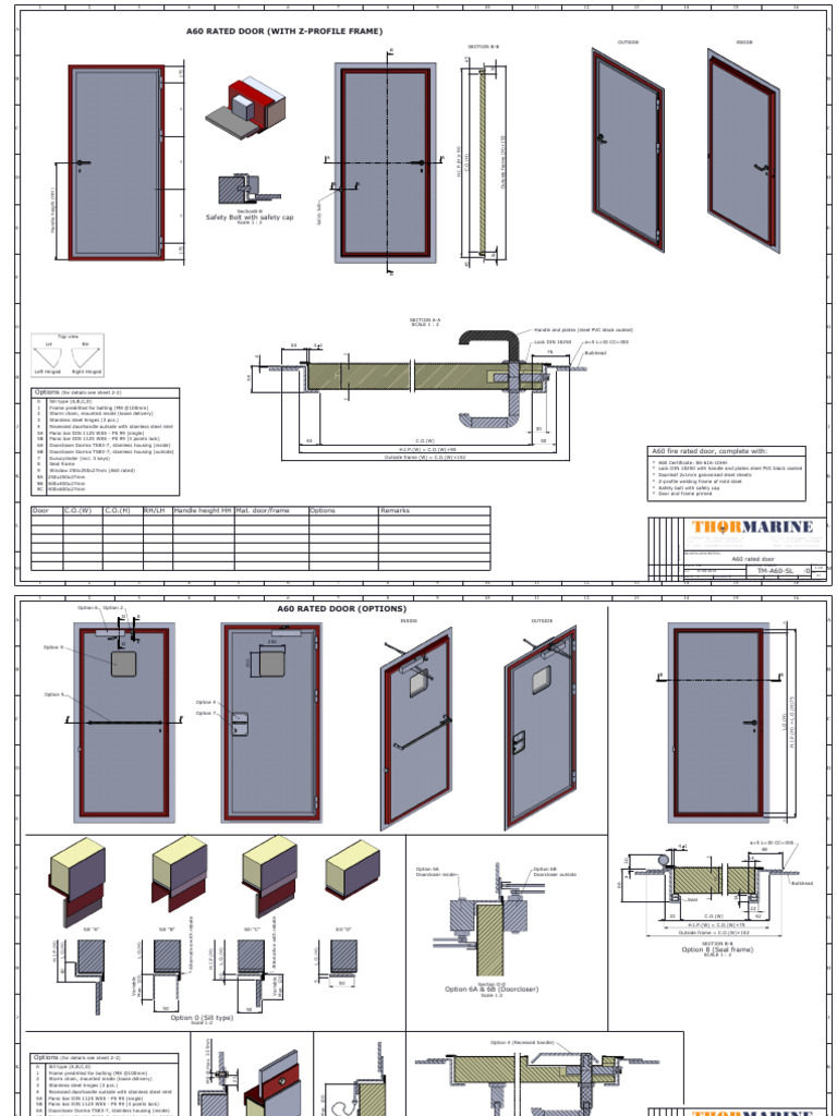 A60 Door | PDF