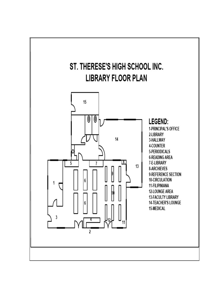 Library Floor Plan 1 | PDF
