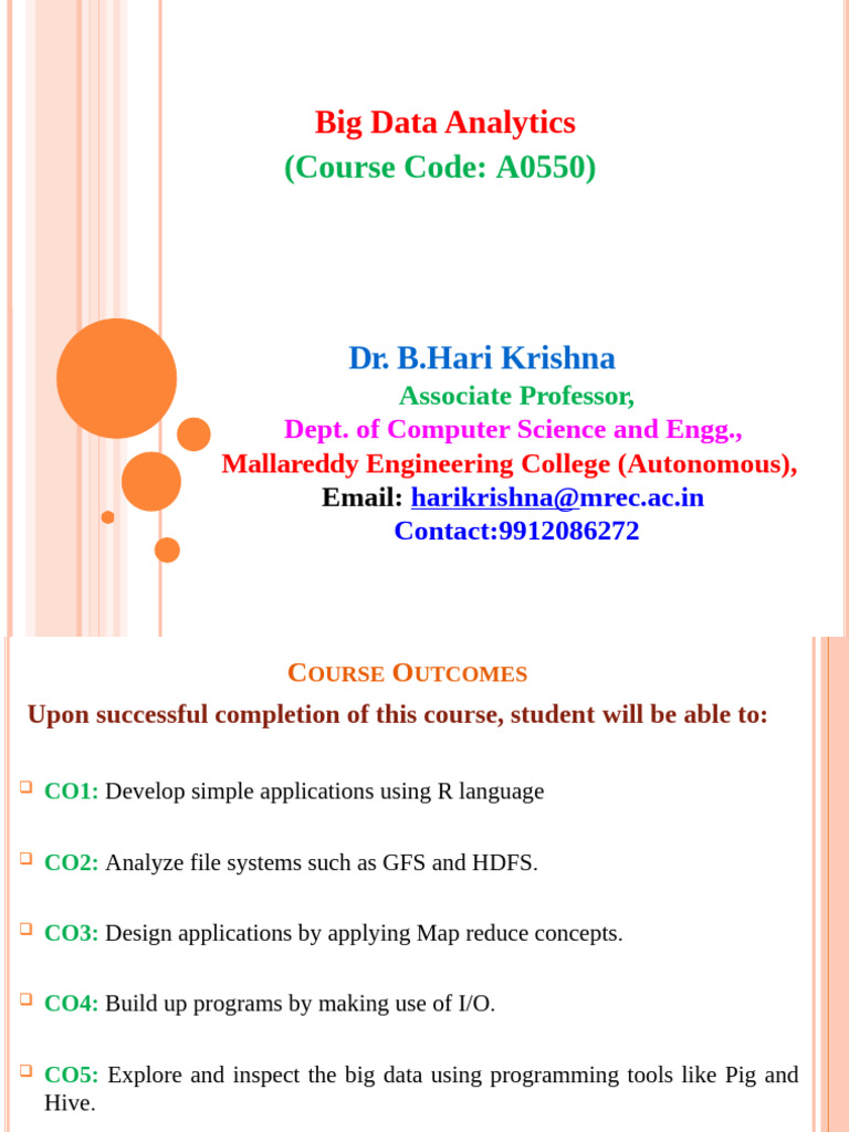 BDA Unit-II | PDF