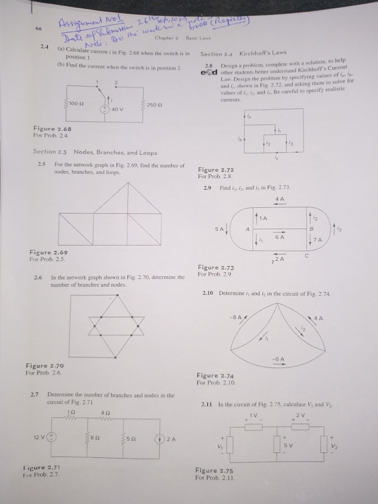 Electrical Assignment 1 | PDF
