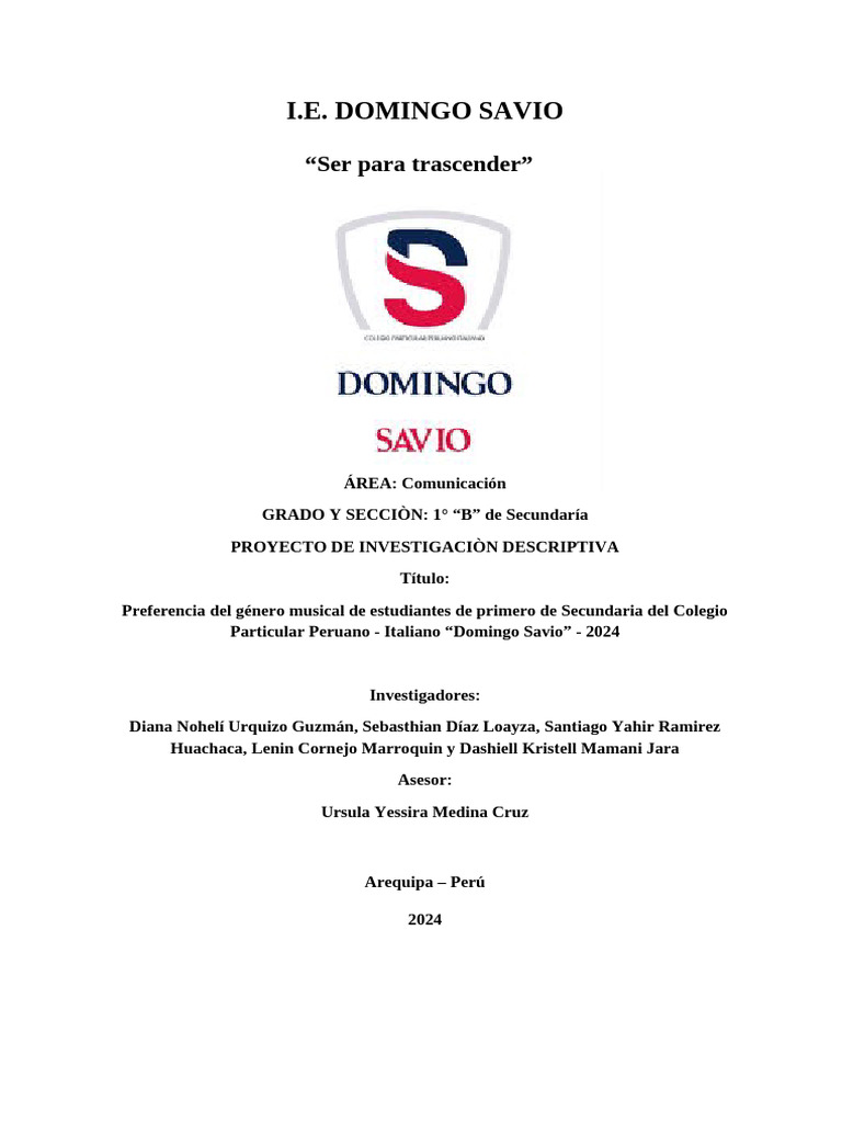 Proyecto Borrador | PDF