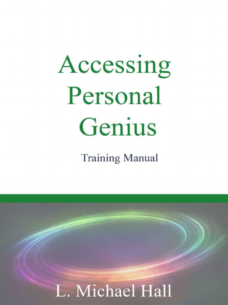 Accessing Personal Genius - L. Michael Hall | PDF