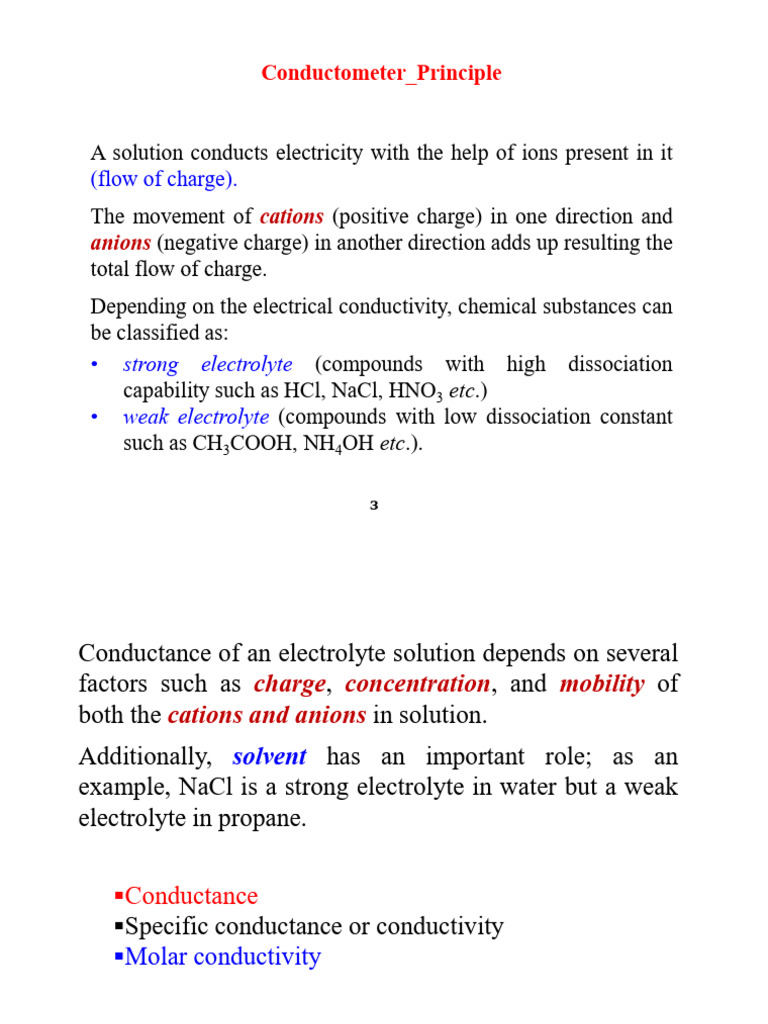 Conductometer | PDF