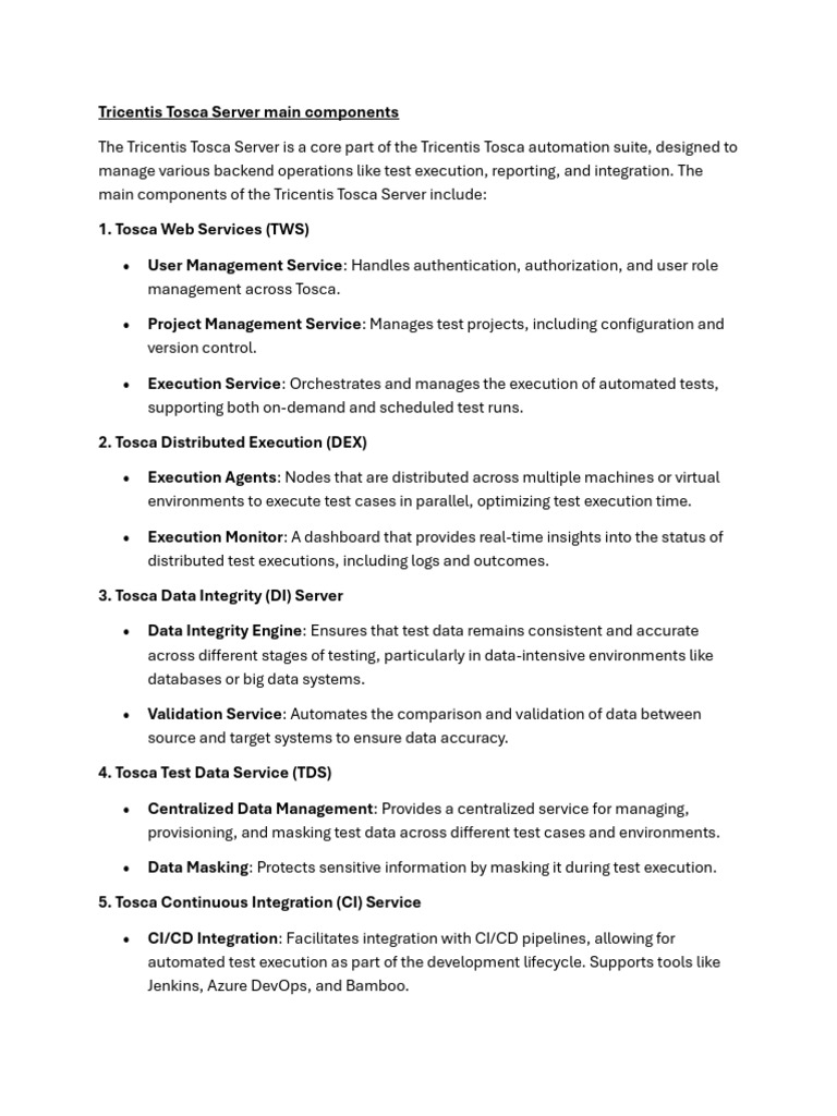 Tosca Server 1725211964 | PDF