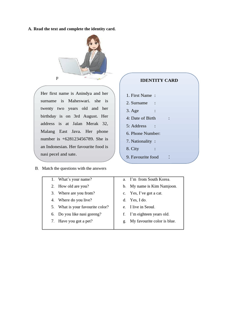 Meeting 2 - Task - Basic English | PDF