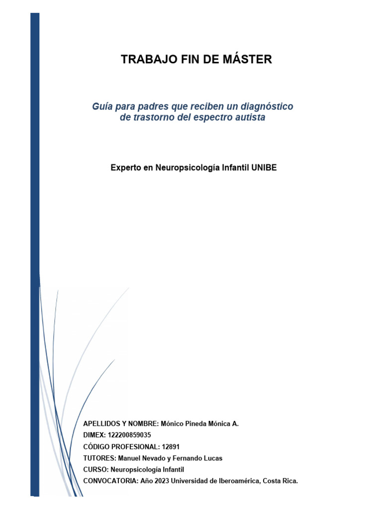 Guia para Padres TEA | PDF