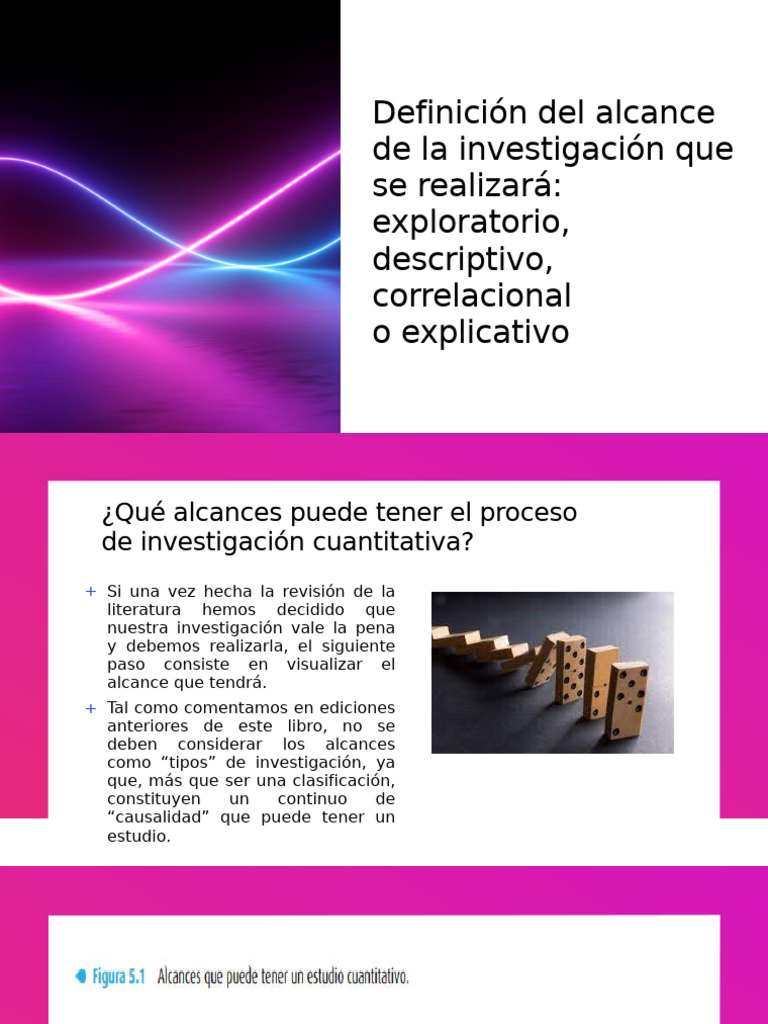 Tema #5 DEFINICION DEL ALCANCE DE LA INVESTIGACION | PDF