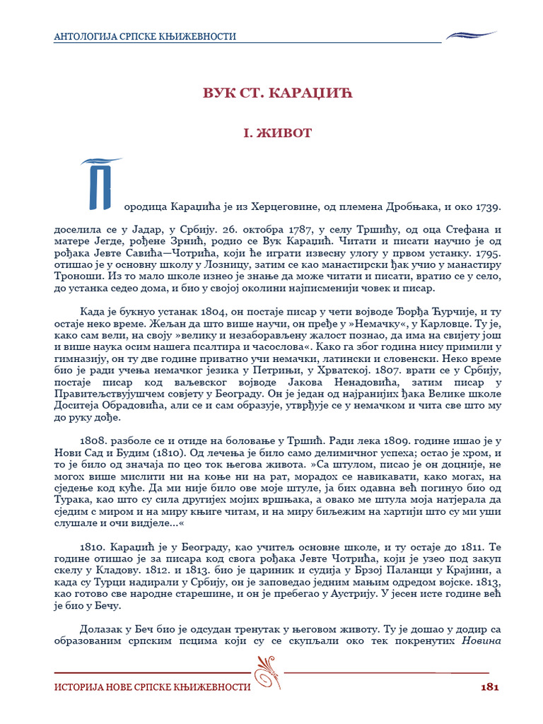 Jovan Skerlic Istorija Nove Srpske Knjizevnosti PDF Free 189 | PDF