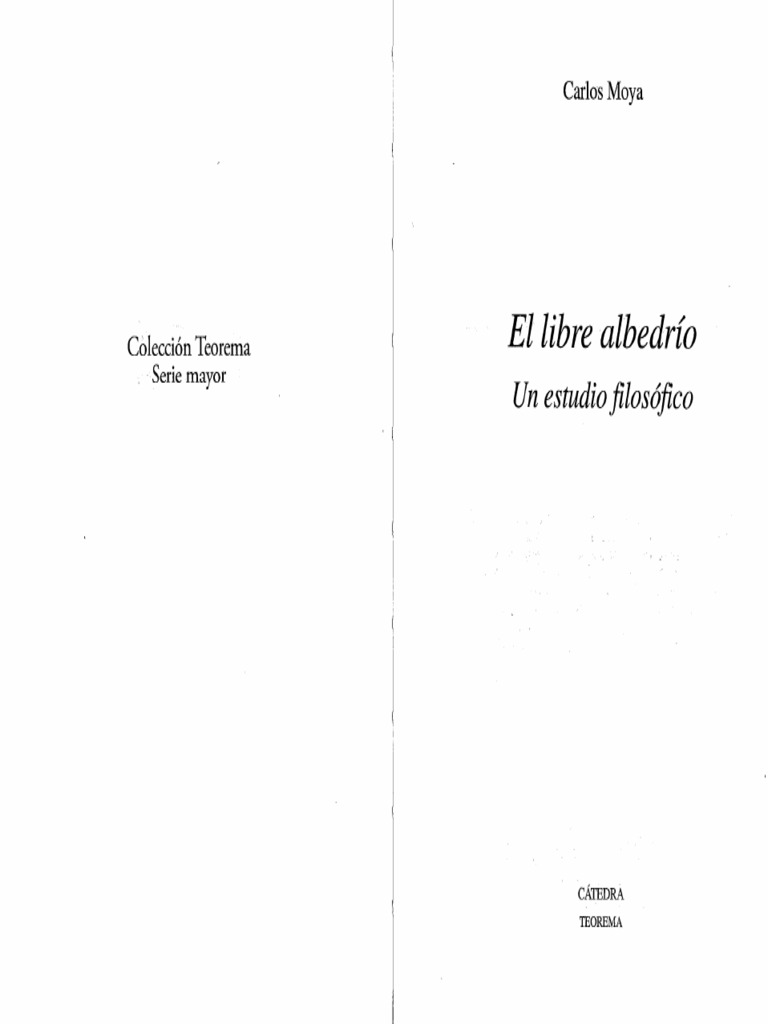 El Libre Albedrío | PDF