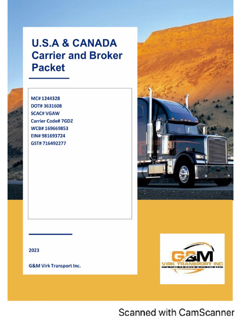 Updated Carrier Package Pdf