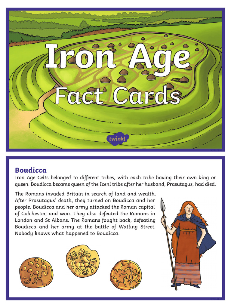 t2 T 432 Iron Age Fact Cards - Ver - 3 | PDF