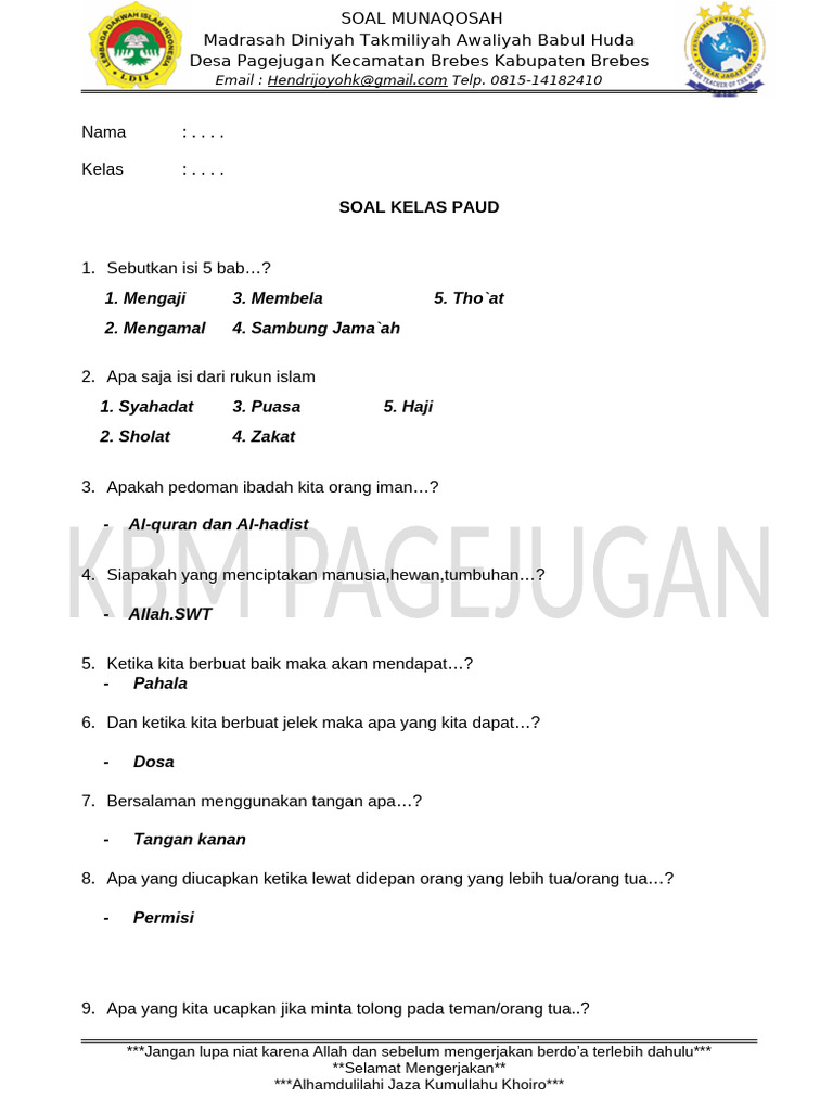 Soal Pdf