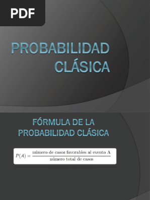 Probabilidad Clasica Formulario Probabilidad 4º ESO.