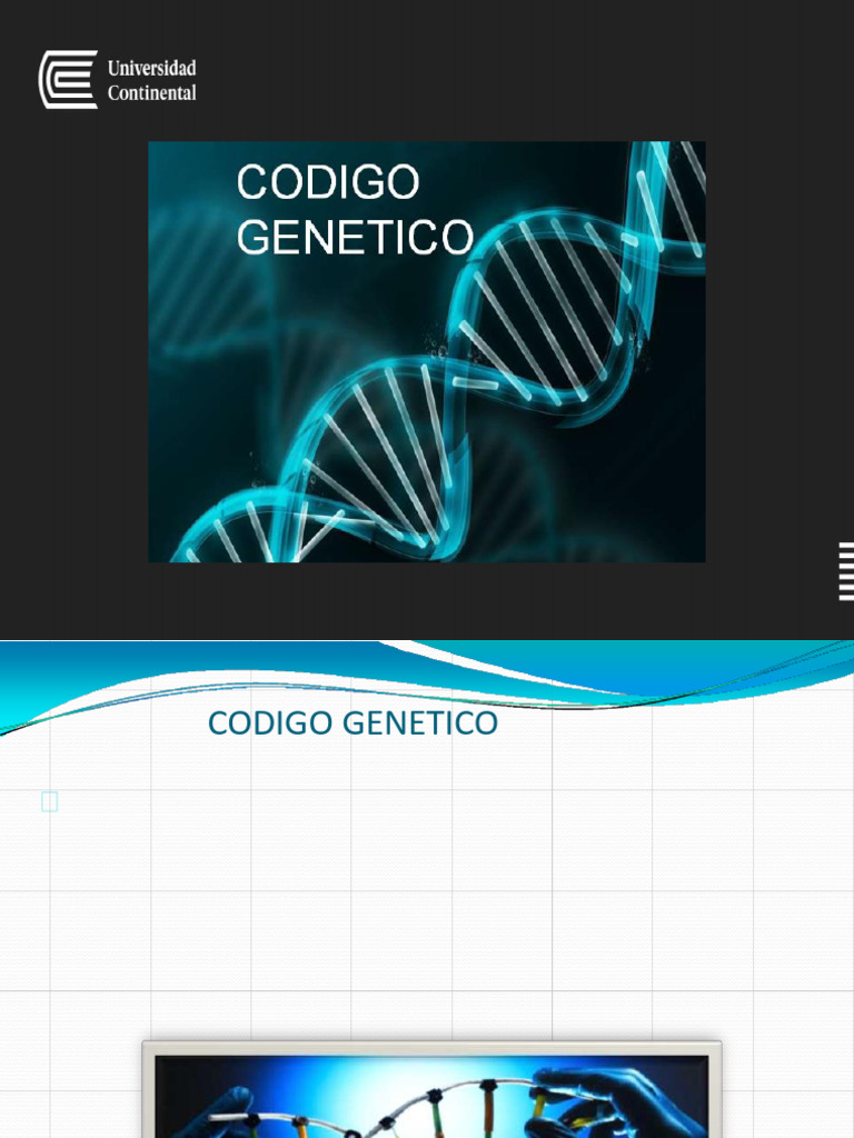 CODIGO GENETICO Sem 9 Imrpimri | PDF