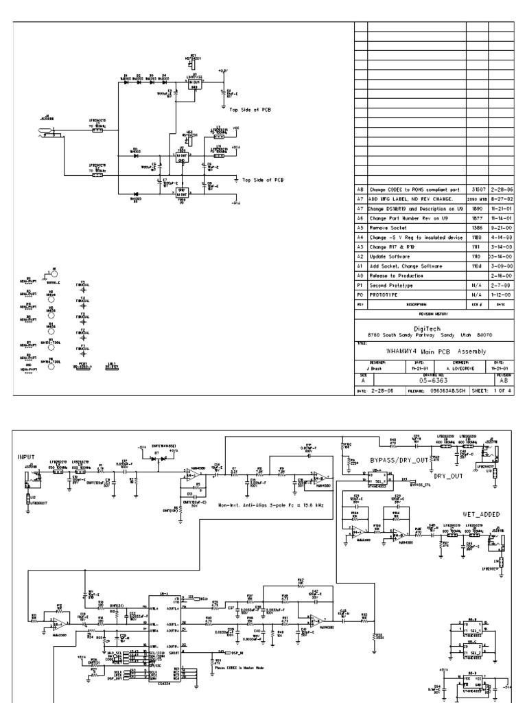 Digitech Whammy 4 SCH | PDF
