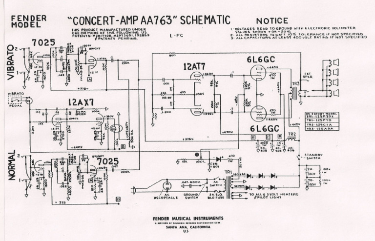 Concert AA763 Schematic | PDF