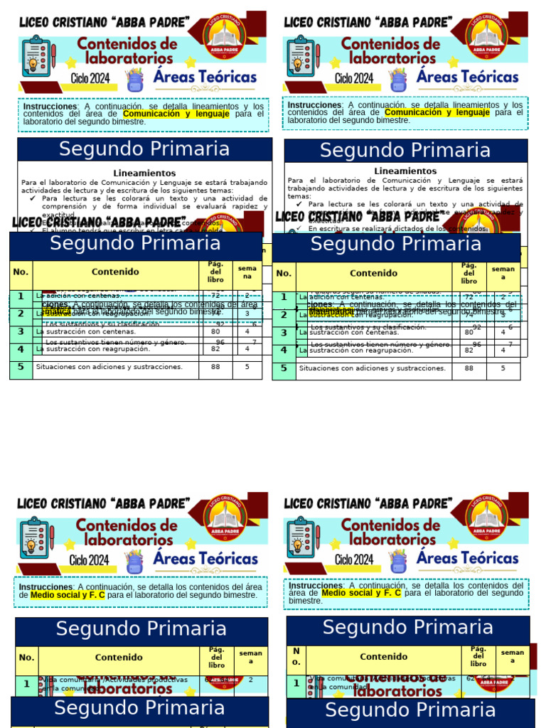 Segundo Primaria | PDF | Escritura | Lingüística