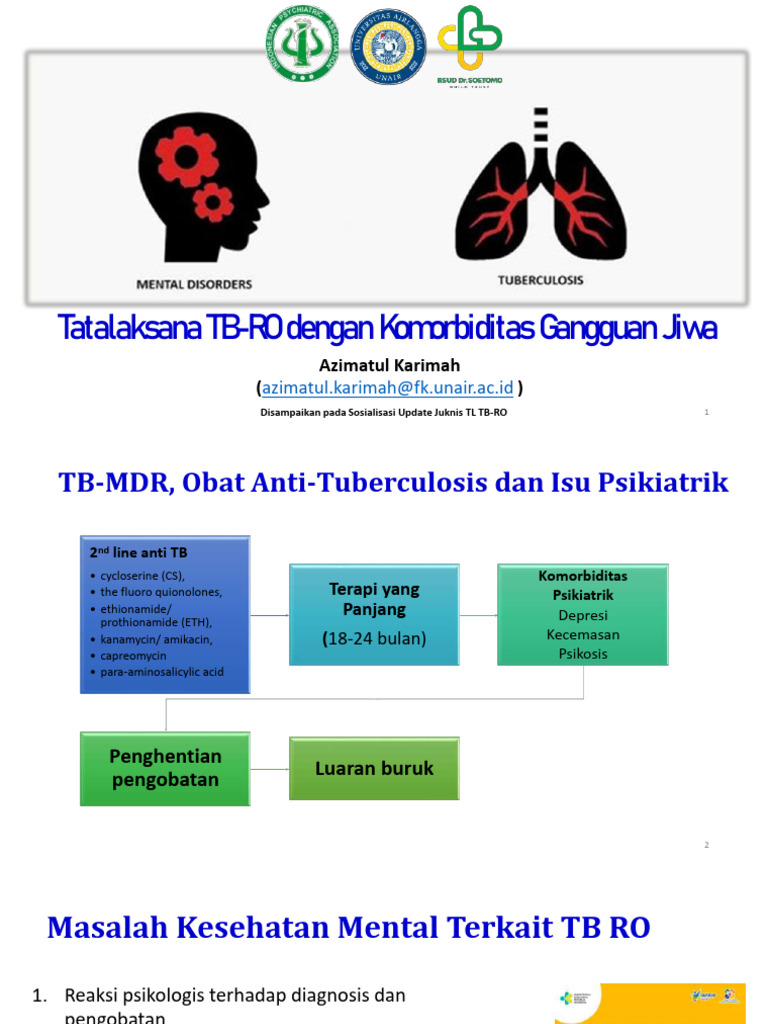 Tatalaksana TB-RO Dengan Gangguan Jiwa, Azimatul Karimah 24072024 | PDF