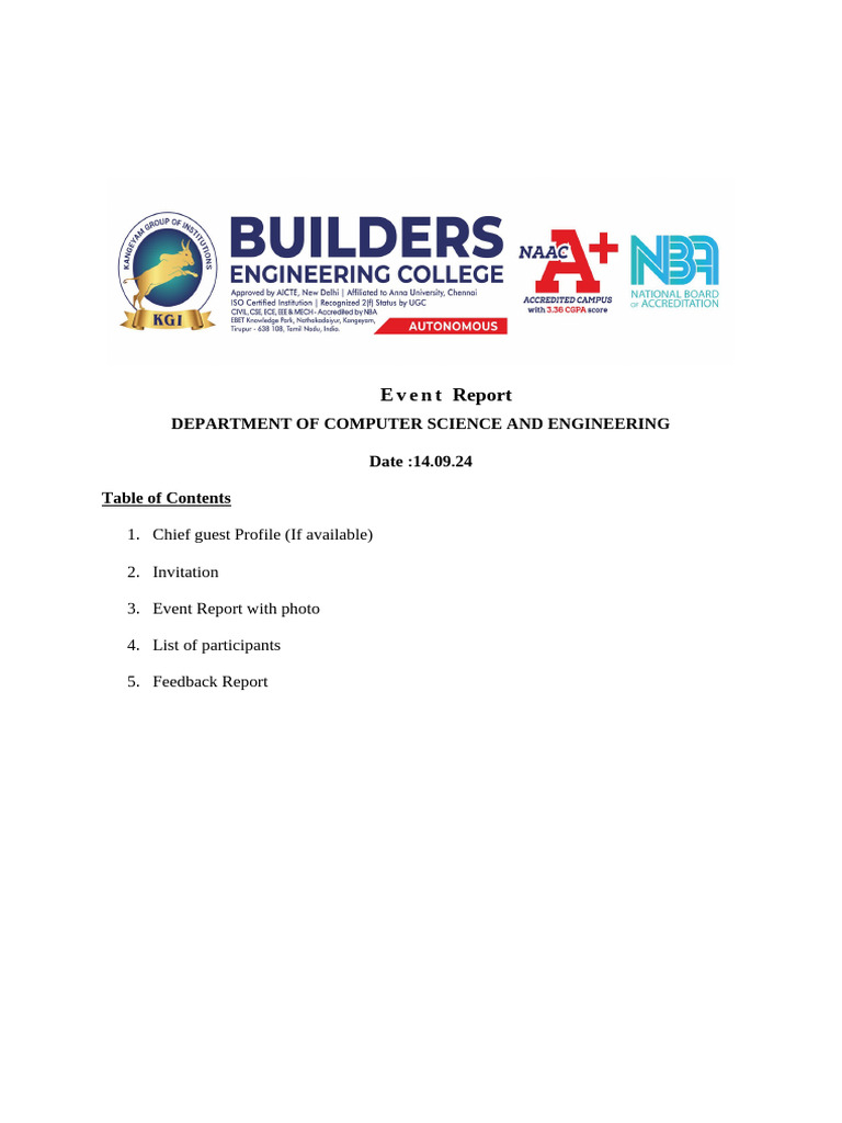 Webinar-Event Report-IQAC | PDF