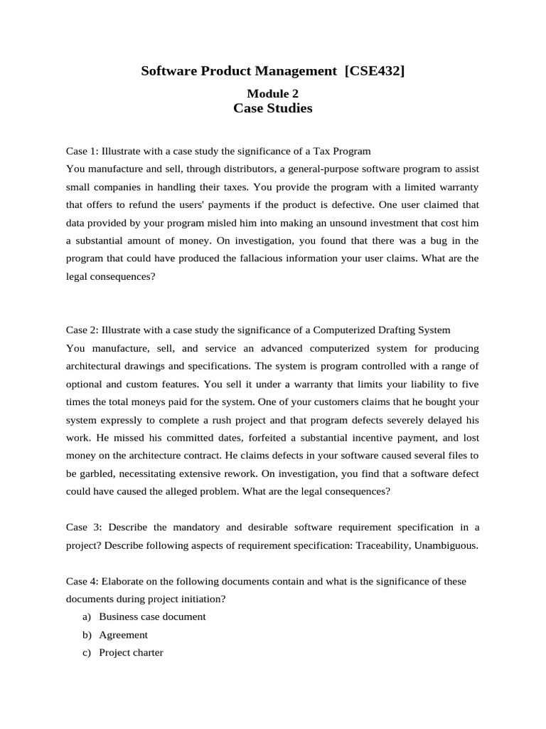 Case Studies-2 | PDF