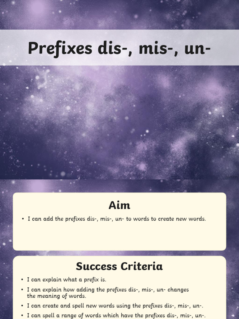 Prefix PowerPoint | PDF
