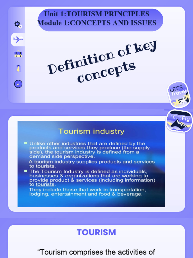 Tourism Concepts and Principles | PDF