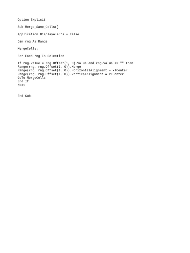 Macro Mail Merge | PDF