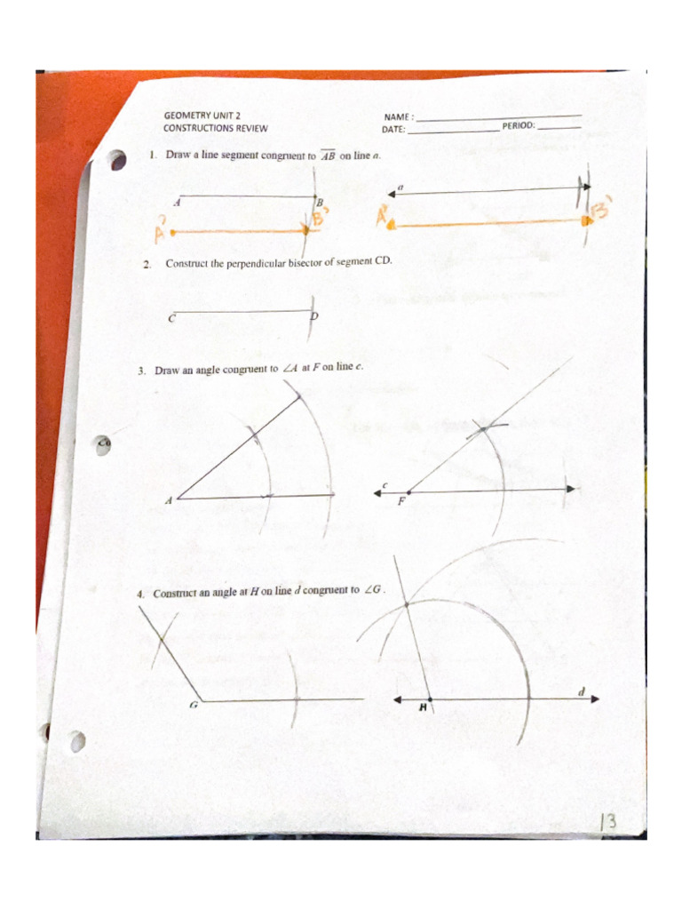 Geometry Unit 2 | PDF