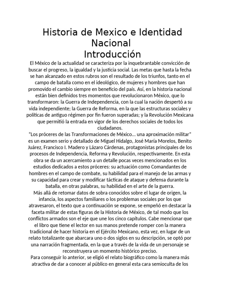 Historia de Mexico | PDF