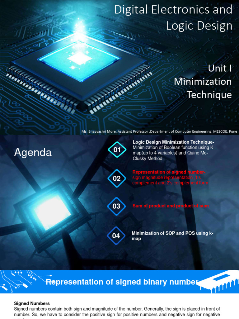 0-DeLD - Unit 1 (Minimization Technique) | PDF