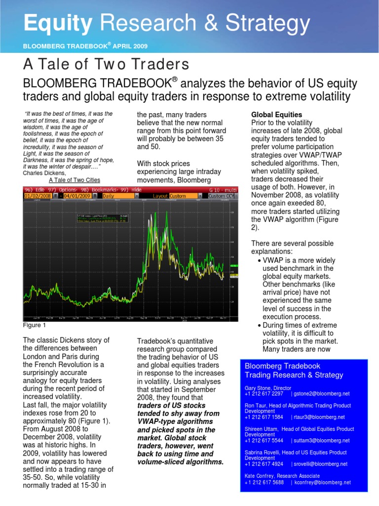 A Tale of Two Traders | PDF | Bloomberg L.P. | Volatility (Finance)