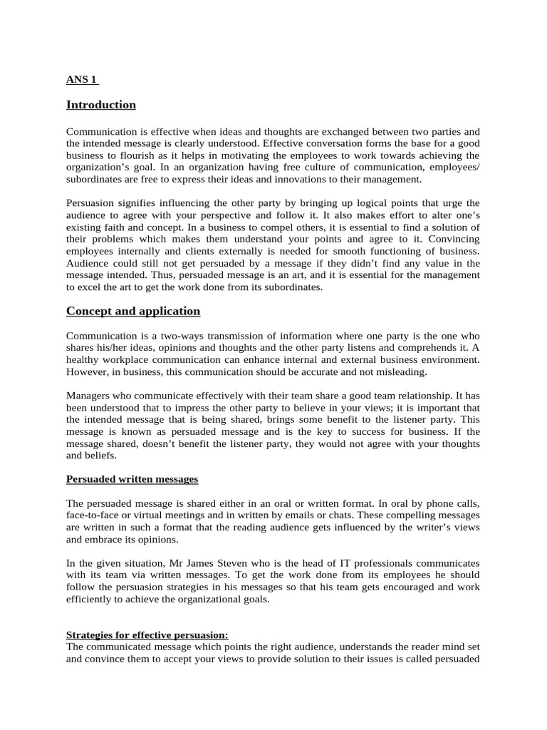 Business Communication Assignment 2023 June | PDF