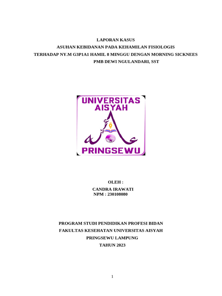 LP Kehamilan Candra | PDF