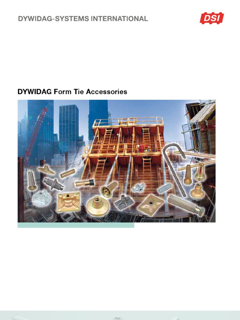 DYWIDAG Form Tie Accessories | PDF | Screw | Concrete