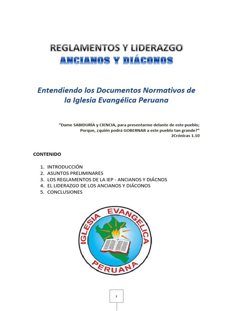 Reglamentos y Liderazgo 3 | PDF