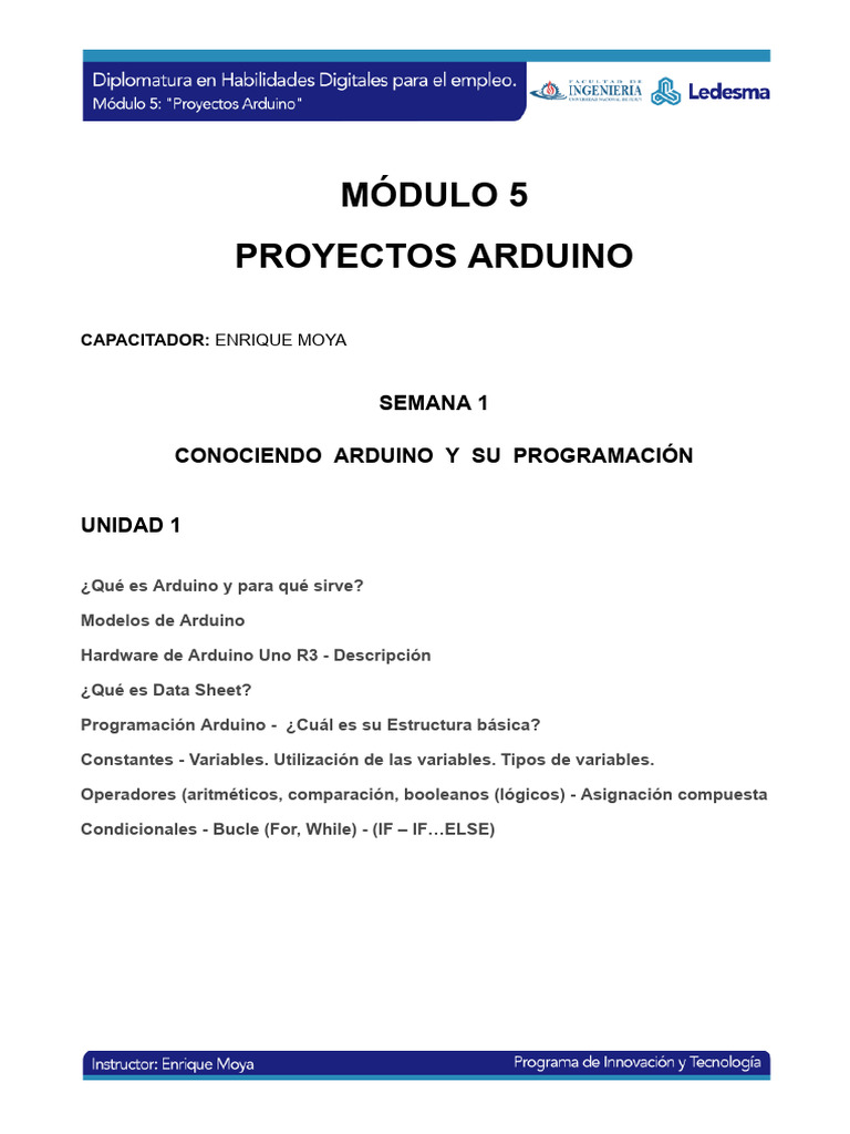Conociendo Arduino y Su Programacion | PDF | Arduino | Informática