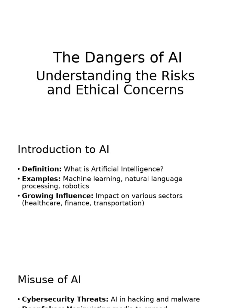 AI Risks | PDF | Computers