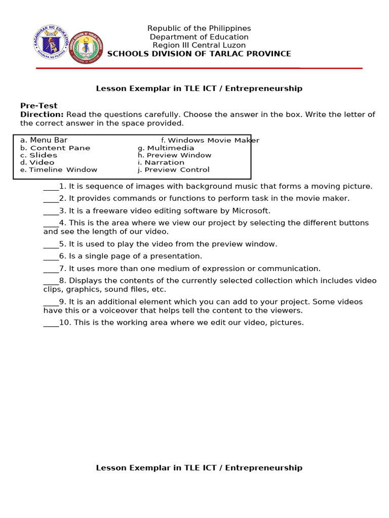 2 Alvin S Paras Capas Central Tle Ict6 Moviemaker Lessonexemplar | PDF