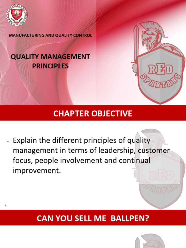 MQC-CHAPTER-2_QUALITY-MANAGEMENT-PRINCIPLES | PDF