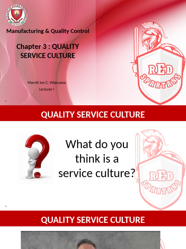 MQC Chapter 3 Service Quality Culture | PDF