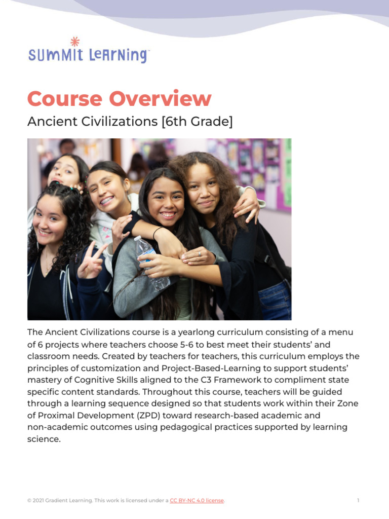 Ancient Civilizations Course Overview | PDF