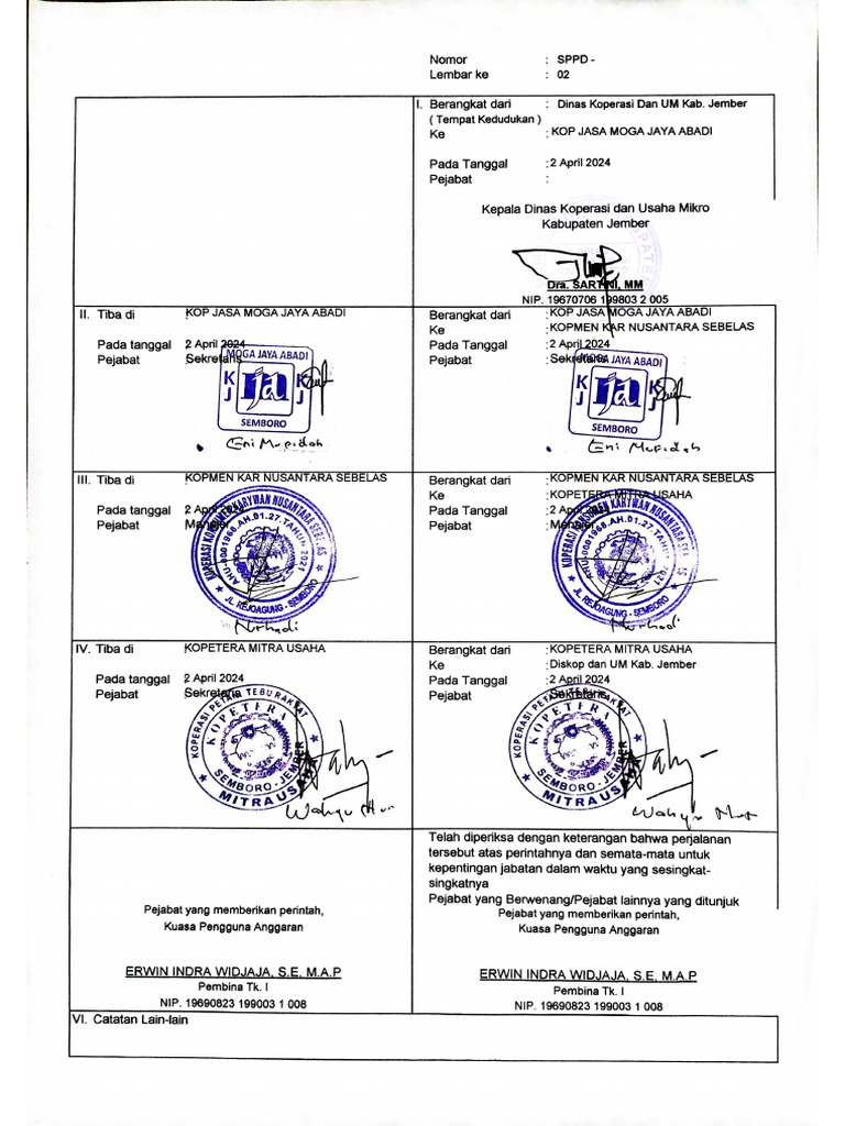 SPPD BLN April TTD | PDF