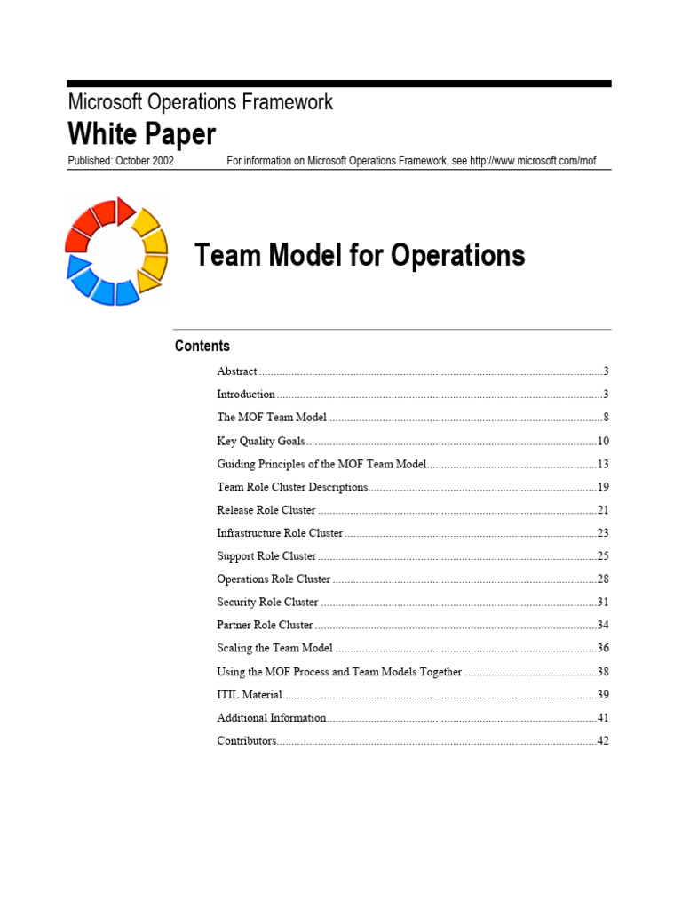 Team Mode For Operations | PDF | Employee Retention | Computers