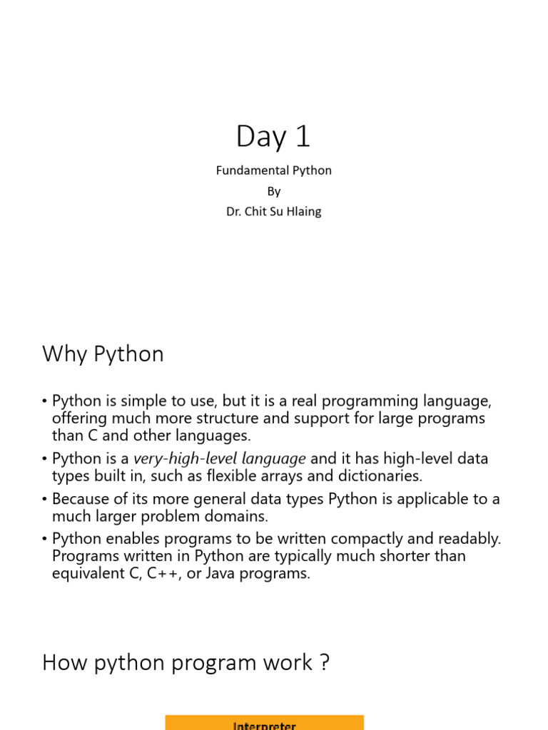 Day 1 Python | PDF