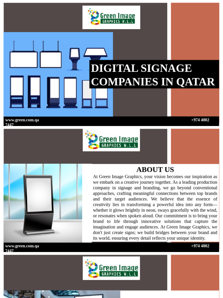 Digital Signage Companies in Qatar | PDF