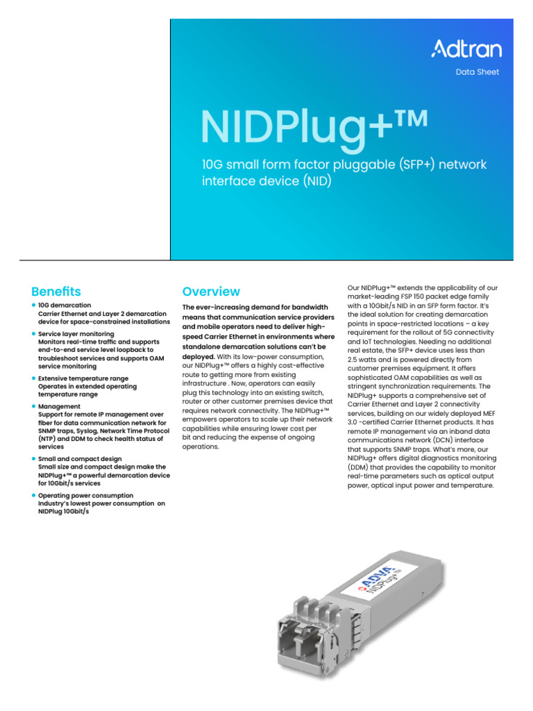 nid-plug | PDF