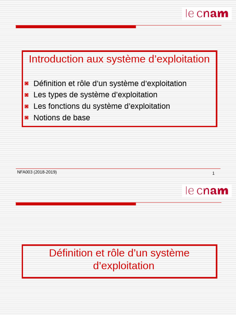 Introduction Aux Système D'exploitation | PDF