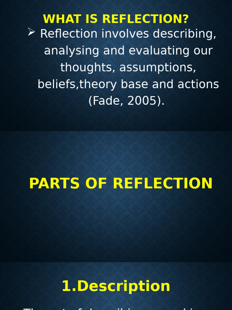 reflection | PDF