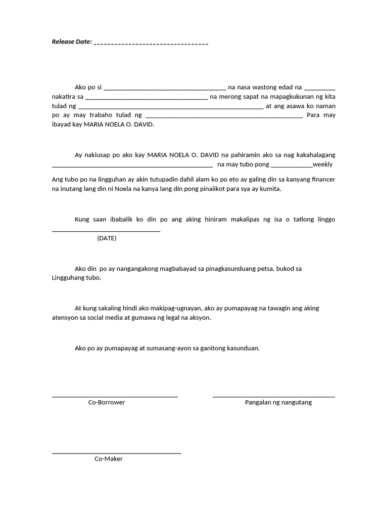 NOELA Release Date | PDF